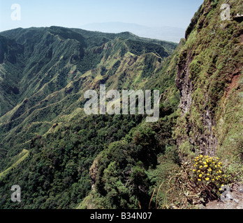 Kenya, Marsabit, Mount Kulal. Mount Kulal is divided into two by an ...