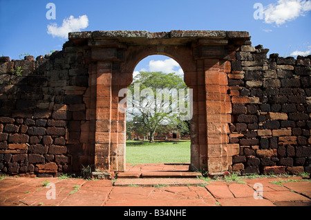 Unesco listed Jesuit Mission Ruins at San Ignacio Mini in Argentina ...