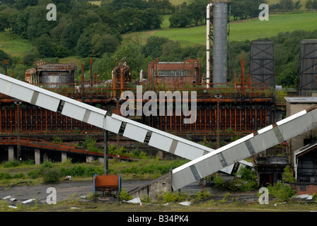 The old ruins of Cwm Colliery in Beddau, South Wales Stock Photo - Alamy