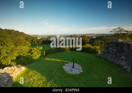 A view of Plympton from the top of the town castle at dawn Plymouth ...