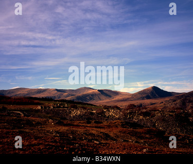 The Carneddau Range, including Carnedd Dafydd and Carnedd Llewelyn from ...