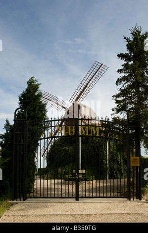 Moulin de Verzenay Mumm champagne vineyards on the slopes of the ...