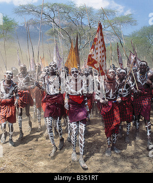 Maasai initiation ceremony Stock Photo - Alamy