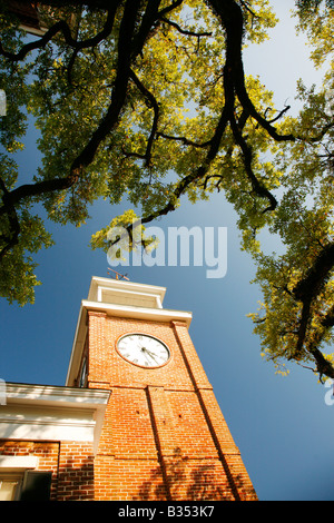 Clock tower, Historic Georgetown, South Carolina Stock Photo - Alamy
