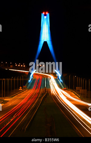 motorway and Boyne bridge, Drogheda, Ireland Stock Photo - Alamy