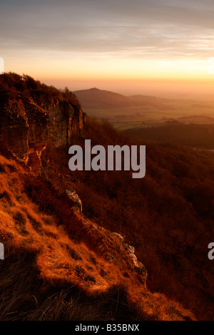 Evening View Sunset Sutton Bank North Yorkshire UK Stock Photo - Alamy