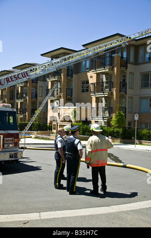 Condominium fire UBC Vancouver BC Canada Stock Photo - Alamy
