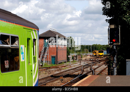 Train for Stourbridge Town at Stourbridge Junction station, West ...