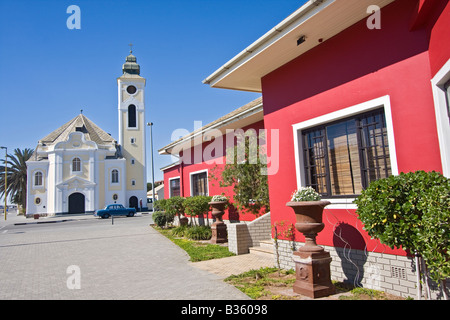 Swakopmund Namibia German style architecture Stock Photo - Alamy