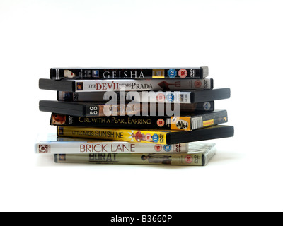 A pile of DVDs Stock Photo: 22214251 - Alamy