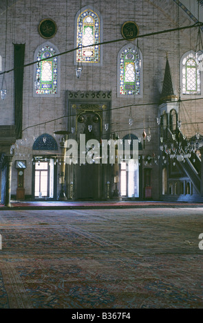 mihrab and minbar, Mosque of Sultan Selim, Edirne, Turkey Stock Photo ...