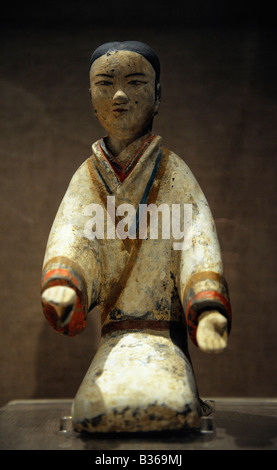 BEIJING, CHINA - WESTERN HAN DYNASTY (202 BC-8 AD) : Painted Terra ...
