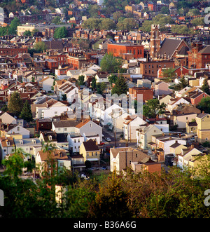 'BLOOMFIELD' NEIGHBORHOOD, PITTSBURGH, PENNSYLVANIA, VIEWED FROM HERRON ...