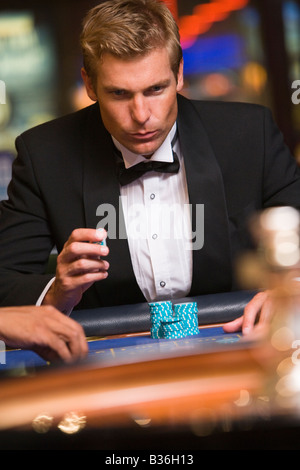 A ROULETTE WHEEL IN A CASINO Stock Photo - Alamy