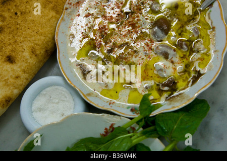 Foul Traditional Food Served in a Shop in the Souk in the Old City in ...