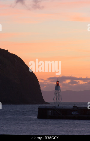 Lighthouse on Faial island, Azores, destroyed by 1998 earthquake Stock ...