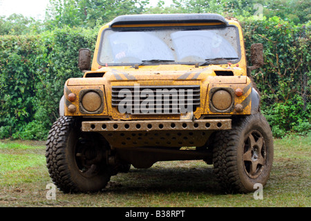 Bowler Land Rover racing at the Rallye Dresden Breslau 2007 Stock Photo ...