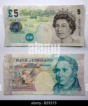 A close-up photograph of Sterling currency Stock Photo - Alamy