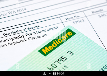Medicare Card, Australia Stock Photo - Alamy