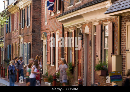 Oldest street in Philadelphia, Pennsylvania, USA Stock Photo - Alamy