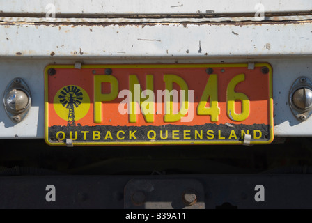 Car number plate Queensland Australia Stock Photo - Alamy