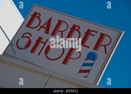Barber shop sign in Mareeba Queensland Australia Stock Photo - Alamy
