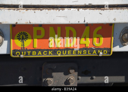 Car number plate Queensland Australia Stock Photo - Alamy