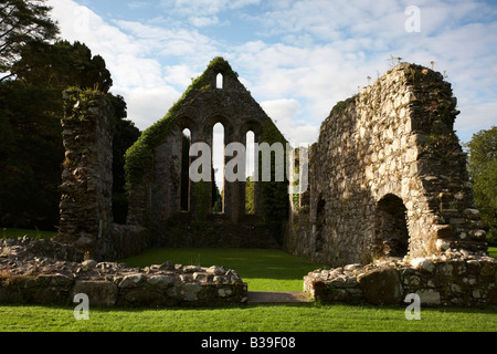 ruins of greyabbey cistercian abbey county down northern ireland Stock ...