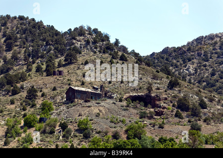 Abandoned mines in mountains of central Utah. Historic mine in Mammoth ...