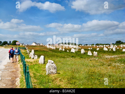 France, Brittany, Neolithic megaliths of Carnac Stock Photo - Alamy