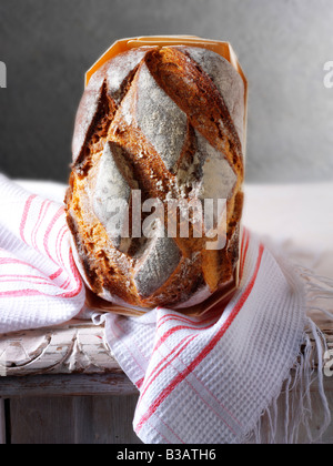 Yorkshire Cobble bread loaf Stock Photo - Alamy