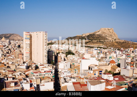 Castillo De Santa Barbara, Mount Benacantil, Alicante, Spain, Europe ...