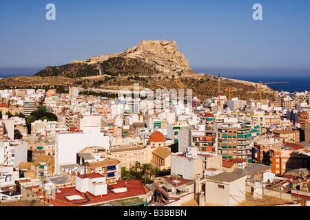 Castillo De Santa Barbara, Mount Benacantil, Alicante, Spain, Europe ...
