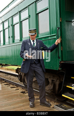 Restored former Canadian Pacific Railway wooden passenger coach used ...