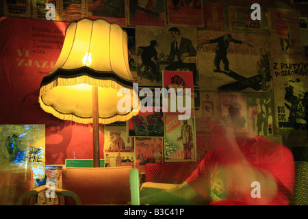 Interior of Propaganda bar, Kazimierz, Krakow, Poland Stock Photo - Alamy