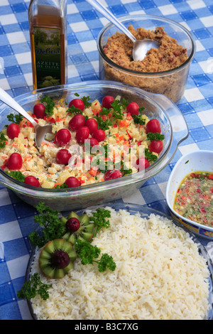 Brazilian family eating dinner at the table in their home, Brazil Stock ...