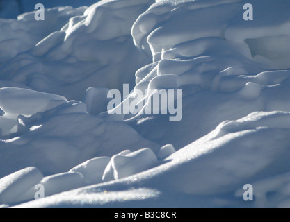 Snow formations in Meribel ski resort France Stock Photo - Alamy