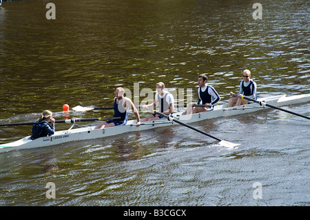 rowers rowing row boat ore teamwork team work spirit competition Stock ...