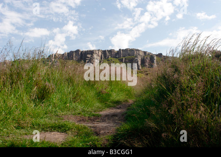 View on the Simonside Ridge walk, Northumberland, UK Stock Photo - Alamy
