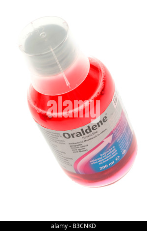 Oraldene Medicated Mouthwash Stock Photo - Alamy