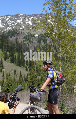 great divide bike race Stock Photo - Alamy