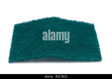 Green scouring pad close up texture background Stock Photo - Alamy