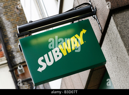 A subway Sandwich Shop Sign Stock Photo - Alamy
