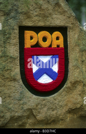 A memorial to the Russian Liberation Army (ROA) members who died when ...