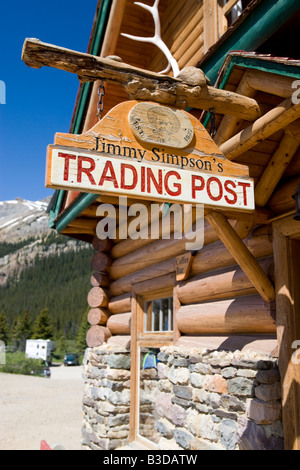 Jimmy Simpsons Trading Post in Banff National Park Stock Photo - Alamy