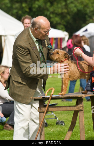 Dog show judge at Grasmere show Stock Photo - Alamy