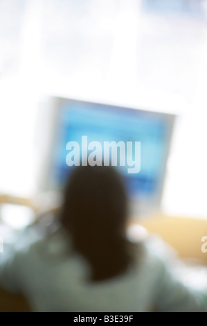 STUDENT STUDYING LIBRARY NORWICH UNIVERSITY COLLEGE OF THE ARTS Stock ...