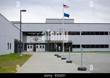 Wasilla High School, Wasilla, Alaska, USA Stock Photo - Alamy