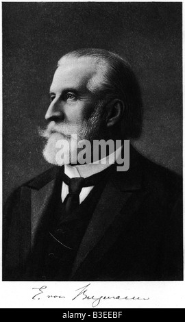 Ernst von Bergmann (1836-1907) German surgeon who introduced the ...