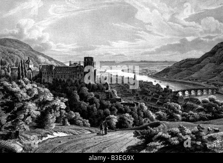 geography / travel, Germany, Heidelberg, city views / cityscapes ...